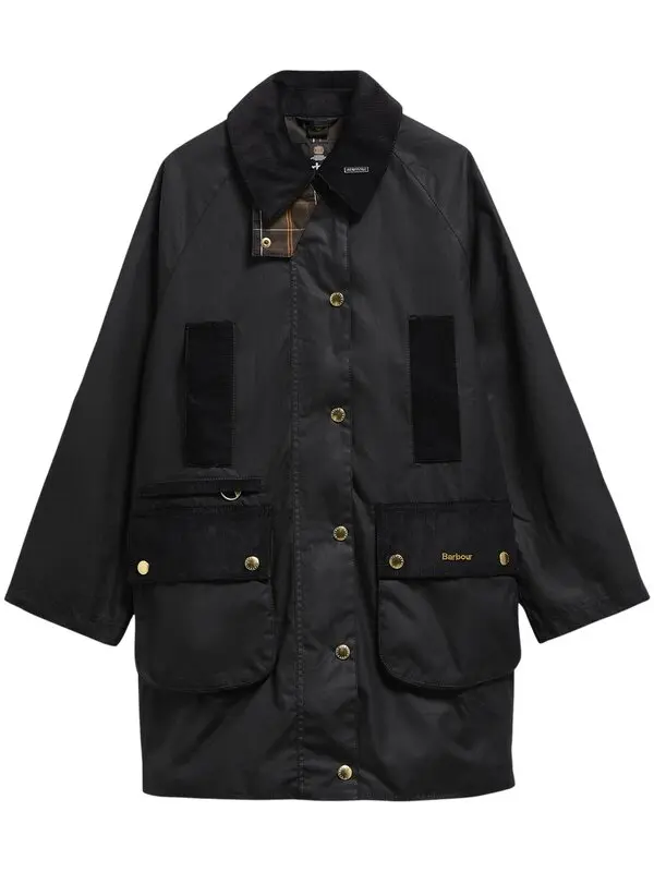 Barbour Quilted Utility Coat With Anti-drip Finish