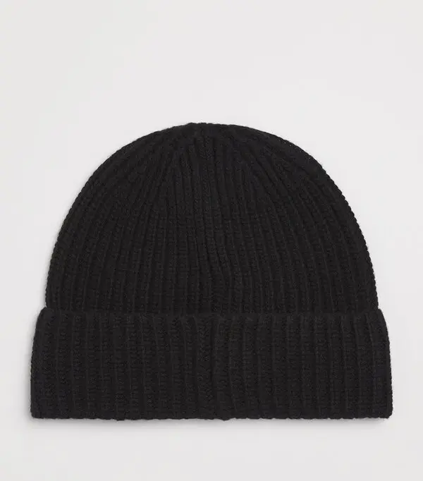 Stone Island Virgin Wool Logo Beanie