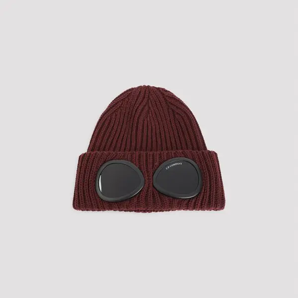 C.P. COMPANY Goggle Mini Beanie In 100% Wool