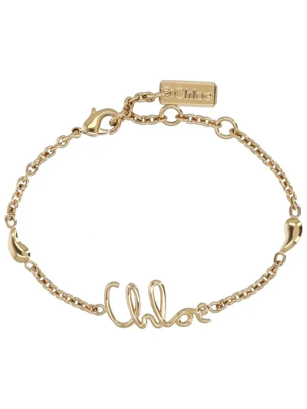Chloé Elegant Logo Bracelet - Gold