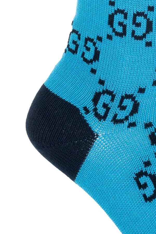 Gucci Monogram-pattern Intarsia-knit Socks