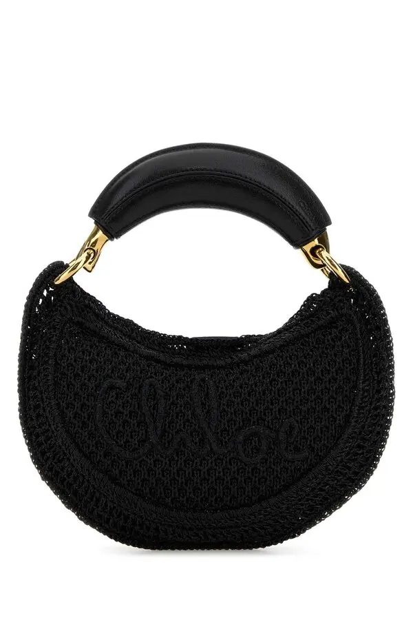 Chloé Mini Raffia Summer Banana Handbag