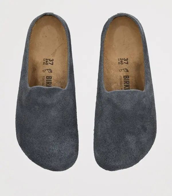 BIRKENSTOCK Suede Amsterdam Wrapped Clogs