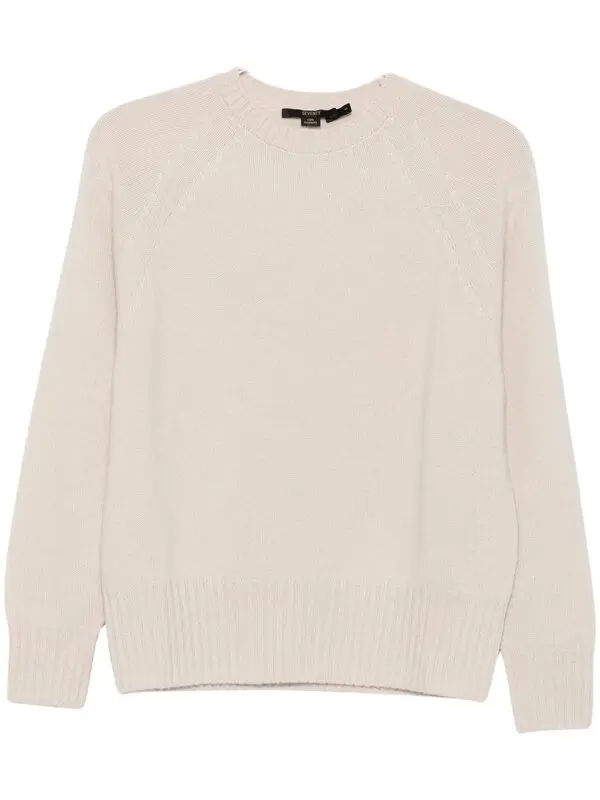 Seventy 100% Cashmere Crewneck Sweater - White