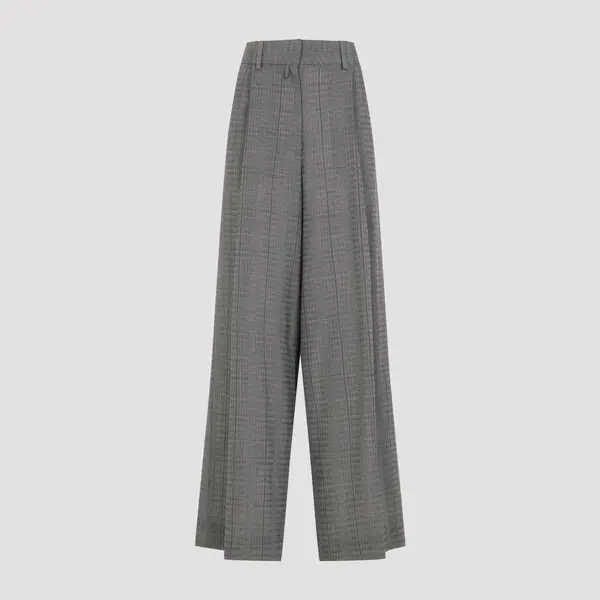 Dries Van Noten Wide-leg Wool Podium Pants - Grey