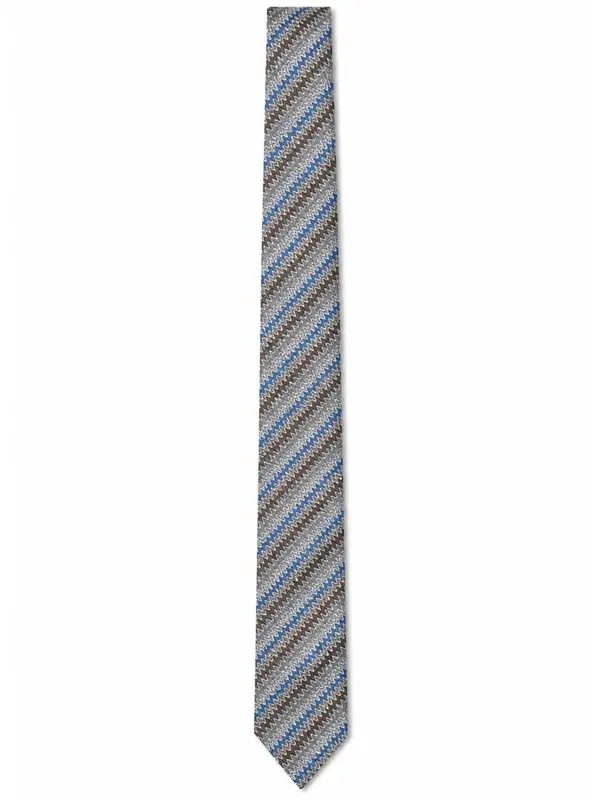 Missoni Silk Tied Mini -style Necktie - Multicolor