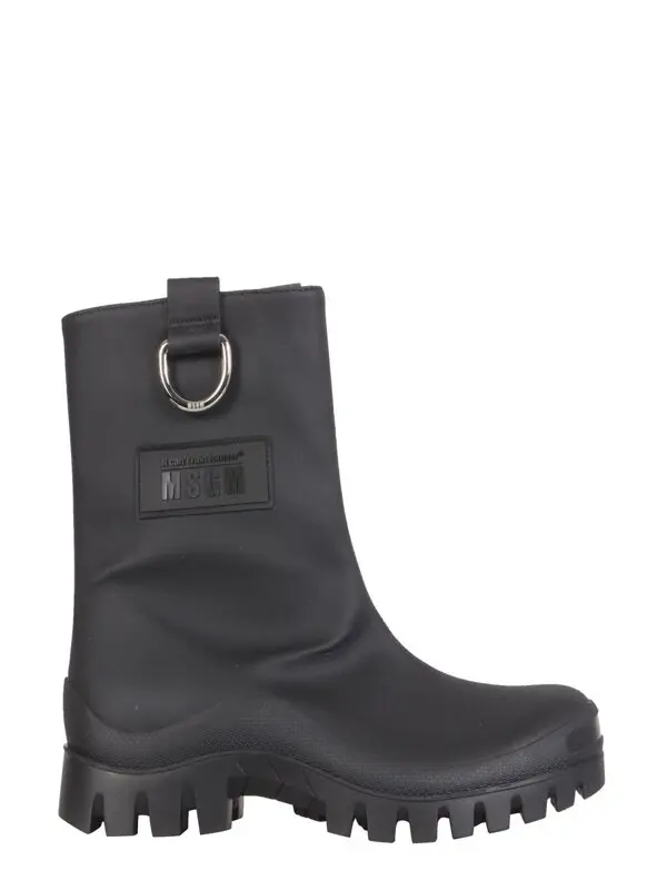 MSGM Rain Boots With Track Sole