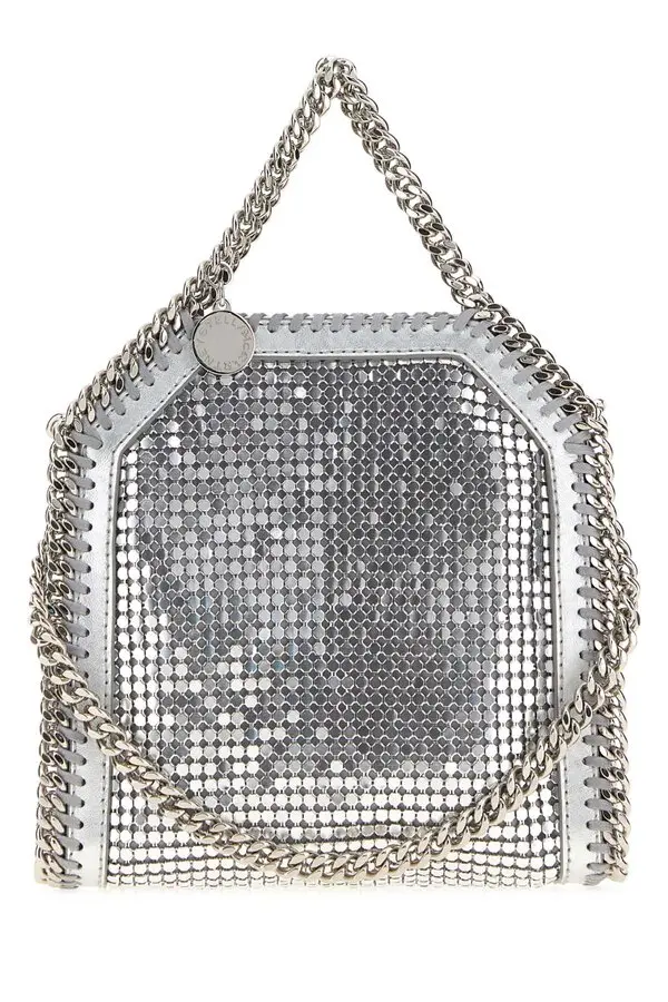 Stella McCartney Falabella Tiny Chai Shoulder Bag - Silver