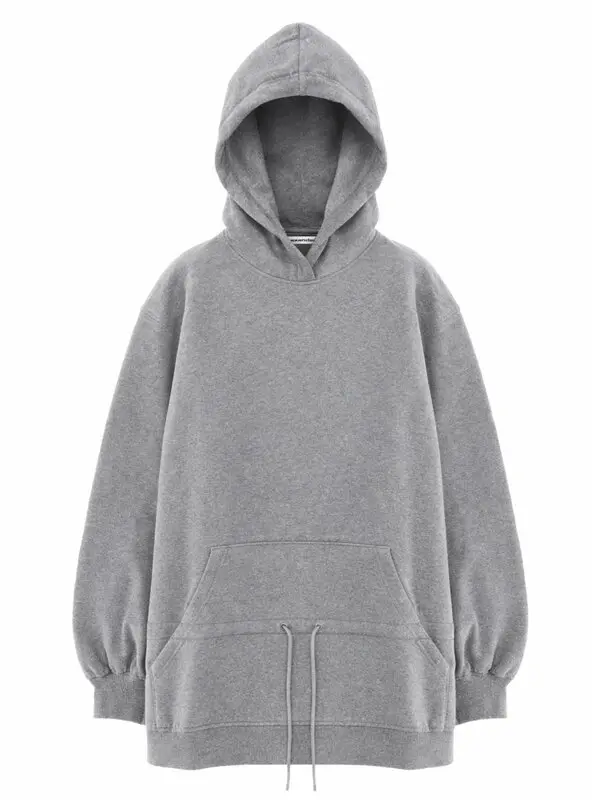 Alexander Wang T Oversized Hooded Sweatshirt - Grey
