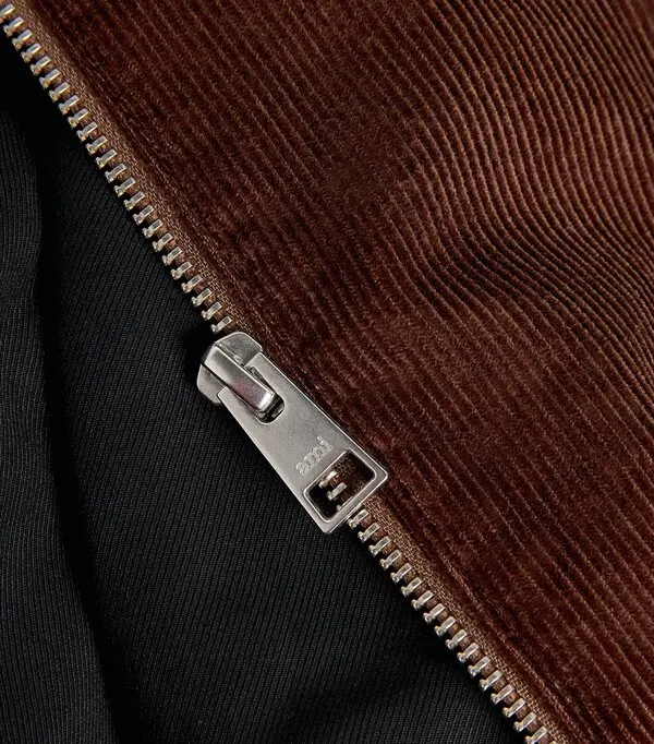 AMI Paris Corduroy De Coeur Bomber Jacket