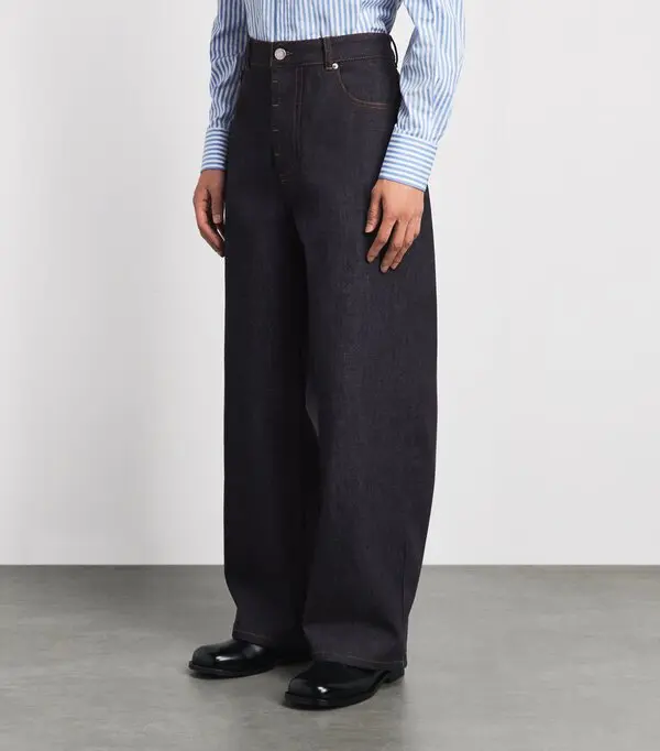 AMI Paris Wide-leg Jeans