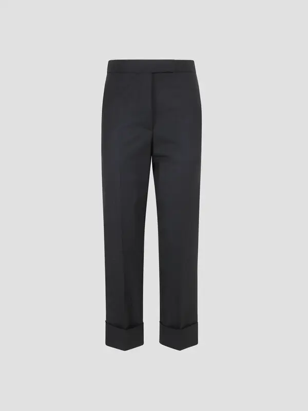Thom Browne Classic Backstrap Trousers - Black