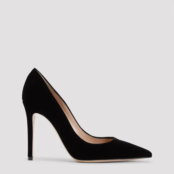 GIANVITO ROSSI 105 Leather Pumps - Black