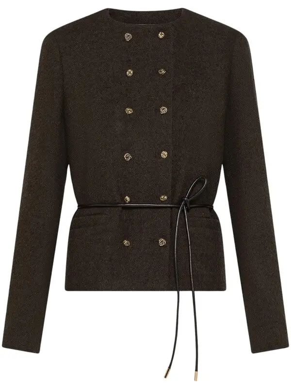 Seventy Wool-blend Cropped Jacket For