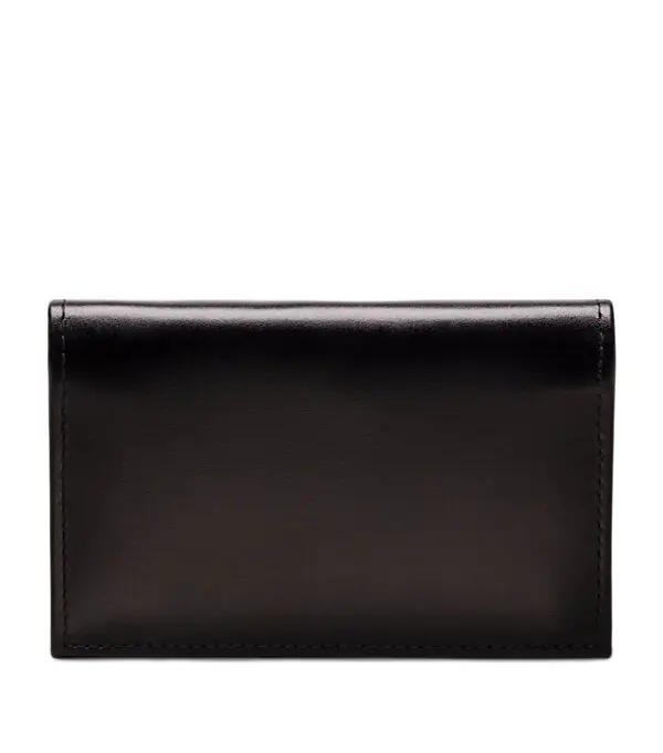 ETTINGER Leather Sterling Visiting Card Holder