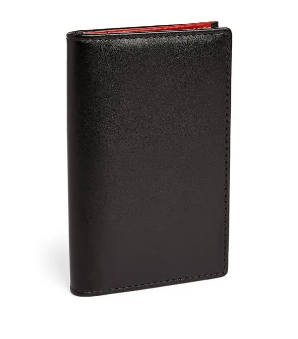 ETTINGER Leather Sterling Visiting Card Holder