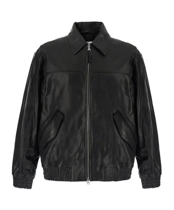 DUNST Long-sleeve Leather Jacket