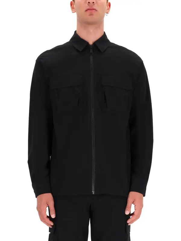 Versace Zip Front Cargo Shirt Jacket