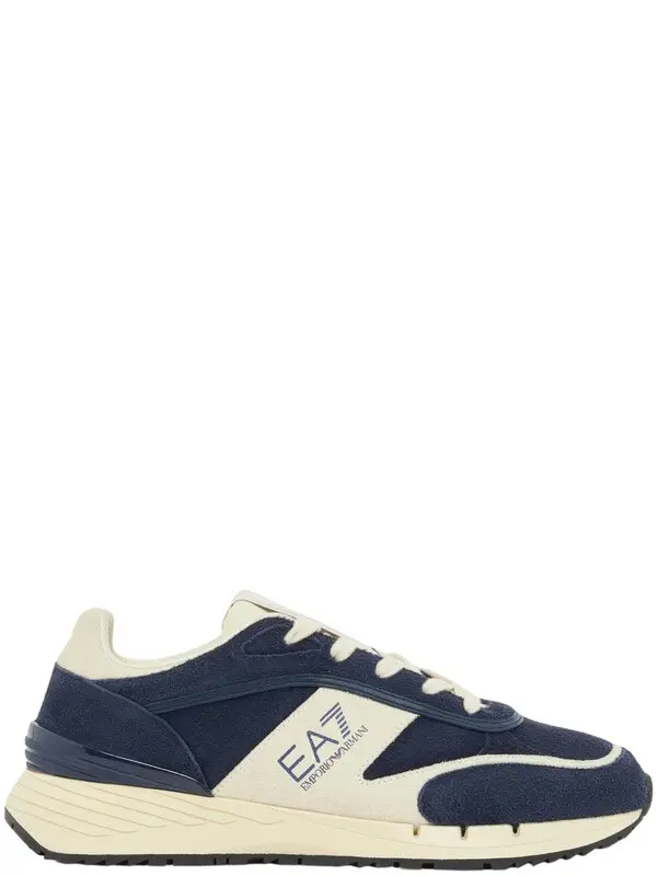 EA7 S Leather Sneakers