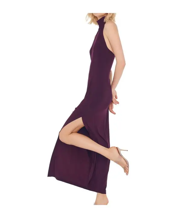 Norma Kamali Halter Maxi Dress