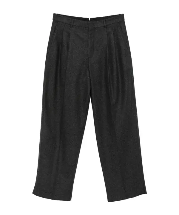 Emporio Armani Pleated Wide-leg Trousers