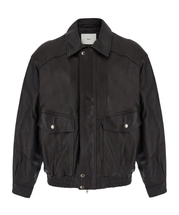 DUNST Long-sleeve Leather Jacket