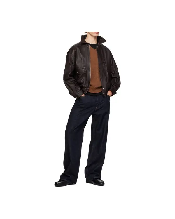 DUNST Long-sleeve Leather Jacket