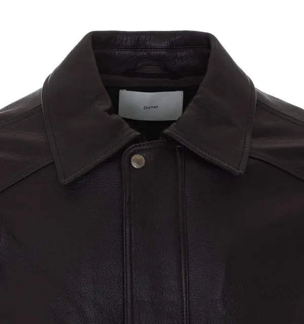 DUNST Long-sleeve Leather Jacket