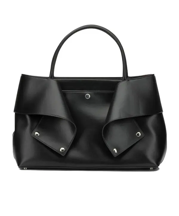 TOTEME Mercer Leather Tote Bag - Black