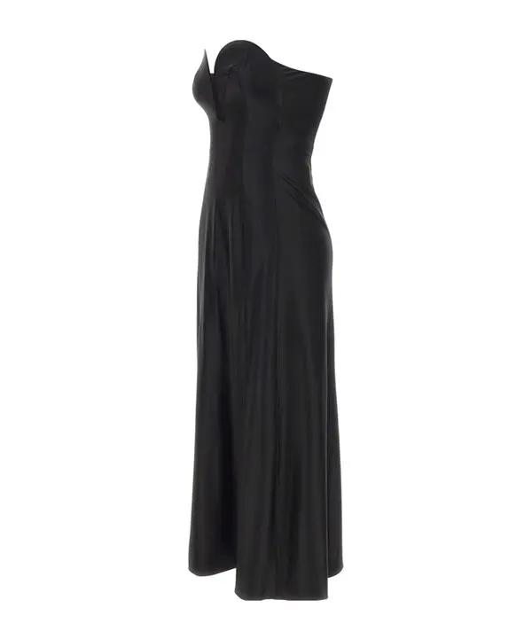 Rabanne Strapless Sweetheart Midi Dress