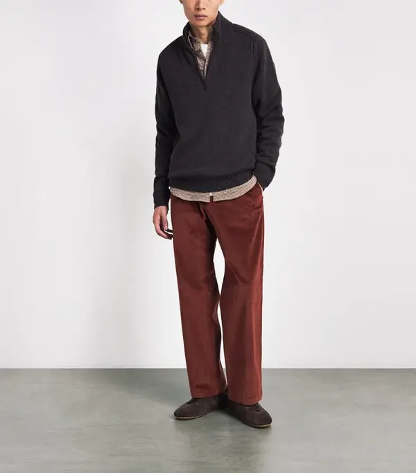 Sease Corduroy Belted Trousers
