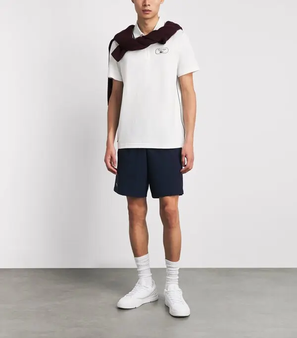 Lacoste Tennis Heritage Ultra-dry Zip-up Polo Shirt