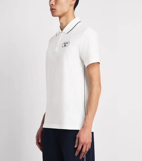 Lacoste Tennis Heritage Ultra-dry Zip-up Polo Shirt
