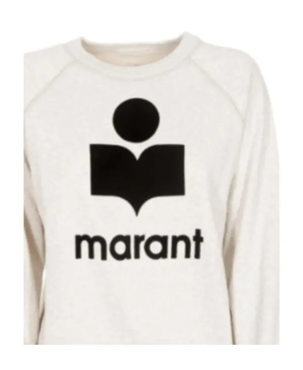 Isabel Marant Étoile Logo Printed Crewneck Sweatshirt