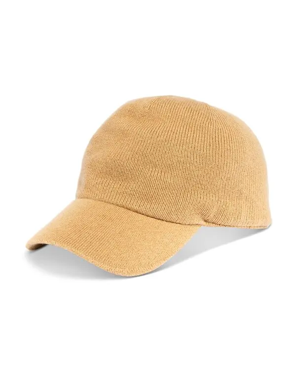Guest In Residence The Wool & Cashmere Baseball Cap - Camel/butter