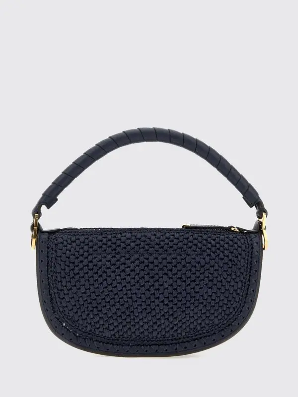 Chloé Marcie Mini Raffia Shoulder Bag
