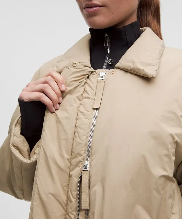 Lululemon Thermozen Insulated Mac Coat - Rumble Crumble
