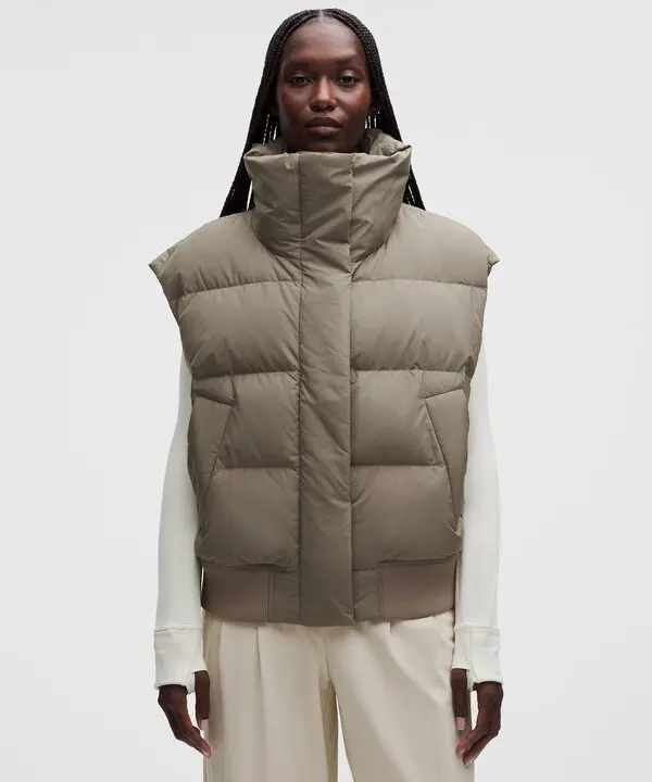 Lululemon Wunder Puff Bomber Vest - Cypress Forest