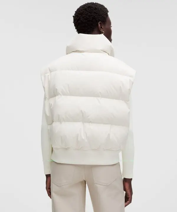 Lululemon Wunder Puff Bomber Vest - Light Ivory