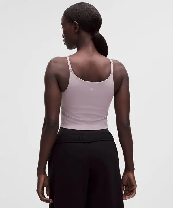 Lululemon Wunder Under Cropped Tank Top - Shallot