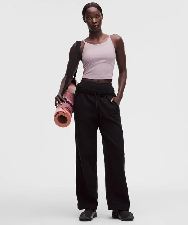 Lululemon Wunder Under Cropped Tank Top - Shallot