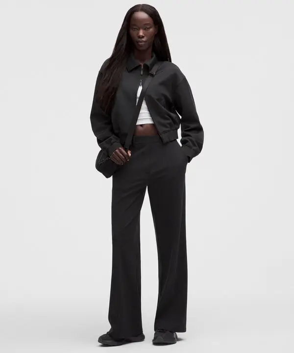 Lululemon Daydrift Mid-rise Stacked-leg Trouser - Black