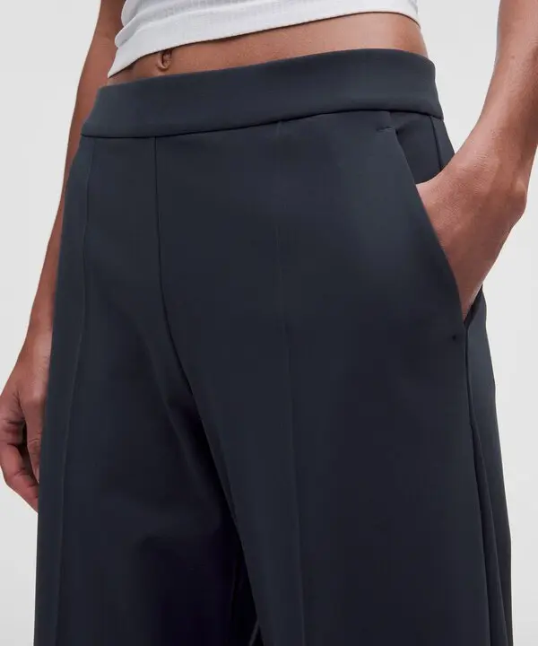 Lululemon Daydrift Mid-rise Cropped Wide-leg Trouser - True Navy