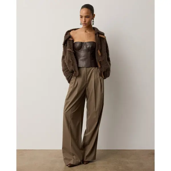 Ralph Lauren Carolin Lambskin Bustier