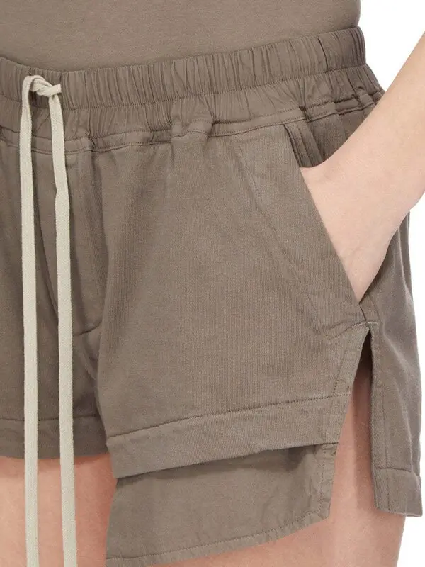 Rick Owens Drawstring Layered-effect Shorts