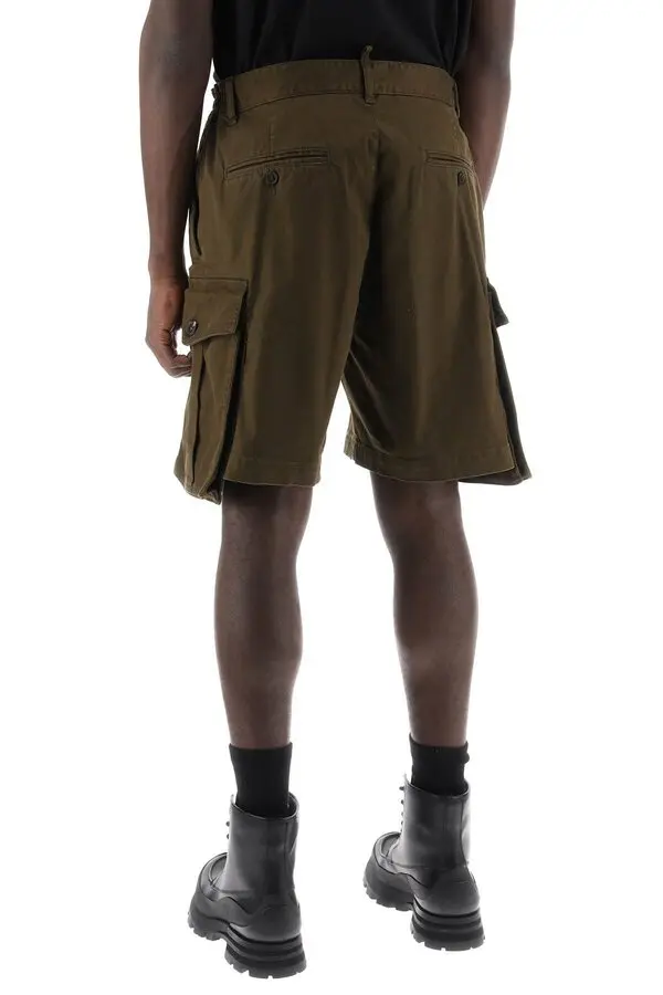 Dsquared2 Straight Leg Cargo Shorts
