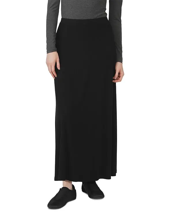 POINT Ribbed Maxi Skirt