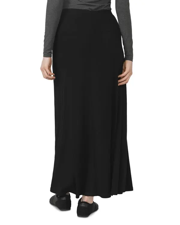 POINT Ribbed Maxi Skirt