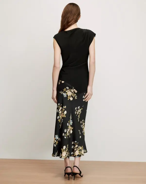 Veronica Beard Yvonne Asymmetric Top - Black