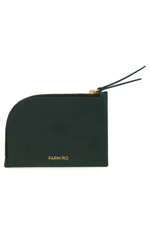 Farm Rio Banana Leather Wallet - Black
